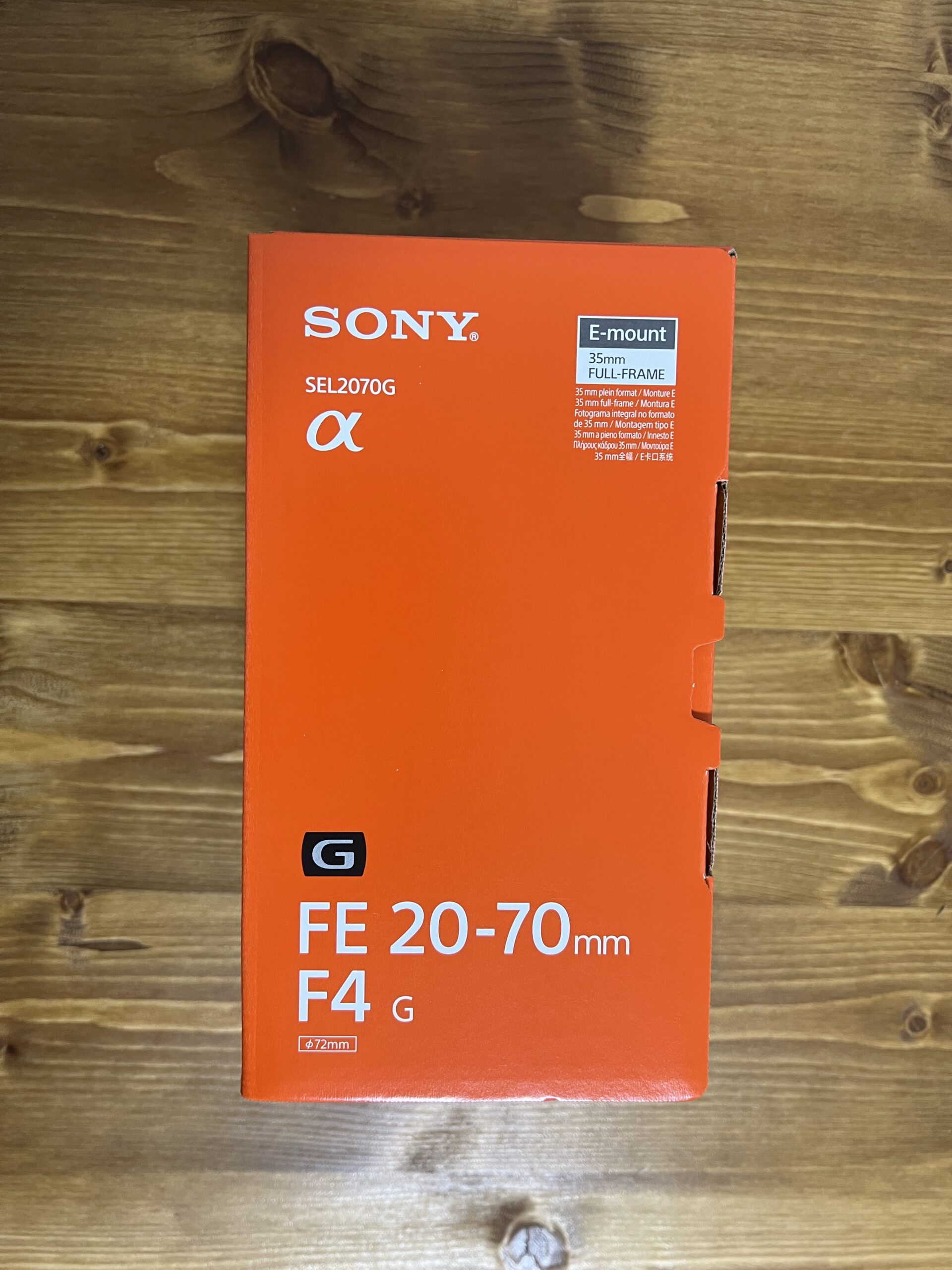 2070G開封レビュー: 24105G、1635Gとのサイズ比較 - Ryo’s Camera Memo