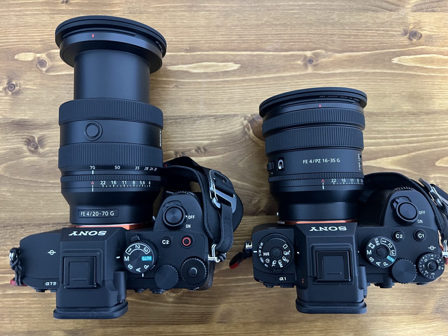 2070G開封レビュー: 24105G、1635Gとのサイズ比較 - Ryo’s Camera Memo